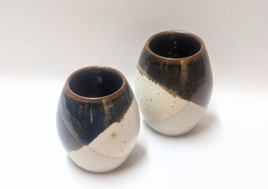 Iron Spot Titanium Glaze Tumblers by Gary Hambleton – Happs Wines ...