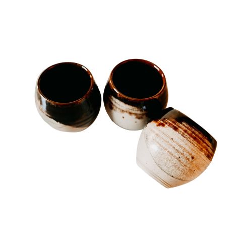 Iron Spot Tumblers by Gary Hambleton – Happs Wines & Commonage Pottery